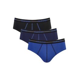Sloggi Herren Slip "Slip Start midi C3P box 3er Pack", Gr. S, schwarz, Obermaterial: 96% Baumwolle CO. 4% Elasthan EL., Unterhosen