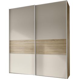 Schwebet&uuml;renschrank STAUD, B:188cm H:222cm T:68cm, beige, Holzwerkstoff, Schr&auml;nke, "Sinfonie Plus, edles Design in hochwertiger Qualit&auml;t, Made in