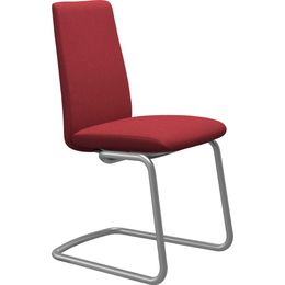 Polsterstuhl stressless, B:53cm H:92cm T:59cm, rot, Microfaser DINAMICA (88% Polyester, 12% Polyurethan), Esszimmer, St&uuml;hle, "Laurel", Low Back,