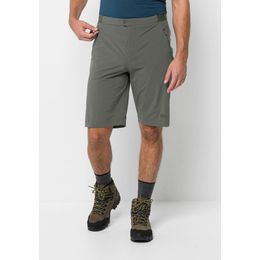 Jack Wolfskin Herren Outdoorhose "PRELIGHT SHORT M", grün, Gr. S, OBERSTOFF 84% POLYAMID, 16% ELASTHAN FUTTER 89% POLYESTER, 11% ELASTHAN, Hosen