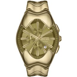 Diesel Herren Chronograph "MERCURIAL", gold, Armbanduhren, Quarzuhr, Armbanduhr, Herrenuhr, Edelstahlarmband, Stoppfunktion, Tag