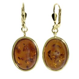 OSTSEE-SCHMUCK Damen Paar Ohrh&auml;nger "- Jady - Gold 333/000 - Bernstein", Gelbgold 333, gold, Gelbgold 333, Ohrringe