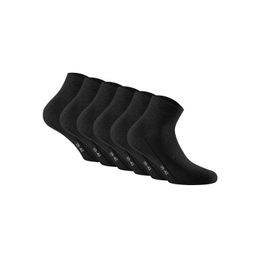 Rohner Socks Damen Sneakersocken "Socken Sneaker Plus 3er Pack 6er Pack", Gr. 35, schwarz, Obermaterial: 75% Baumwolle CO. 23% Polyamid PA. 2%
