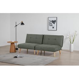 Sessel Inosign, B:95cm H:81cm T:86cm, grün, Sessel, "DELANEY Schlafsofa, bestehend aus 2 Modulen, mit Schlaffunktion", Bettsofa, Schlafsessel,