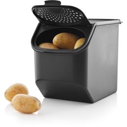 Tupperware Aufbewahrungssystem "Tupperware, PotatoSmart 8,3 l", B:19cm H:23cm, schwarz, Lebensmittelaufbewahrungsbeh&auml;lter, die perfekte L&ouml;sung f&uuml;r