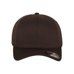 Flexfit Flex Cap "Flexfit Flexfit Wooly Combed Youth"braun, unifarben, 63% Polyester, 34% Baumwolle, 3% Elasthan, Caps