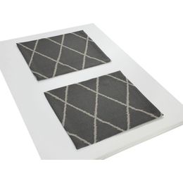 Platzset Adam, B:30cm L:40cm, schwarz, Obermaterial: 100% Baumwolle, Platzsets, "Casket Valdelana"