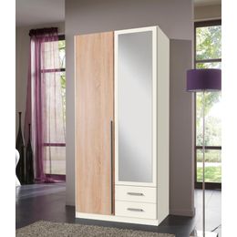 Kleiderschrank wimex, B:90cm H:198cm T:58cm, wei&szlig;, Kinderzimmer, Schr&auml;nke, "Skate"