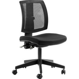 mayer Sitzmöbel Drehstuhl MAYER SITZMÖBEL, B:62cm H:88cm T:64cm, schwarz, Polyester, Büro, Stühle, "2232", besonders für Frauen geeignet