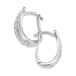 Bruno Banani Damen Paar Creolen "Schmuck Geschenk Silber 925 Ohrschmuck Ohrringe", Silber 925 (Sterlingsilber), bunt, Silber 925 (Sterlingsilber),