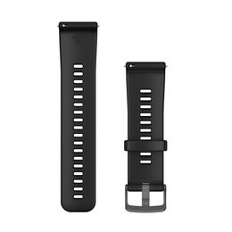 Garmin Wechselarmband "Schnellwechsel-Armband 24 mm Silikon", schwarz, Uhrenarmb&auml;nder, Armband, Ersatzarmband, Strap, Wrist Band