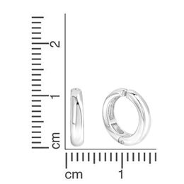 Firetti Damen Paar Ohrklemmen "Schmuck Geschenk Silber 925 Ohrschmuck ohne Ohrl&ouml;cher", 14mm, Silber 925 (Sterlingsilber), silber, Silber 925