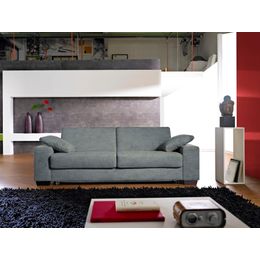 Schlafsofa Bali, B:232cm H:83cm T:100cm, silber, Wohnzimmer, Sofas, "Norwalk, Dauerschläfer", in 140er und 160er Breite, 3 Varianten, auch mit