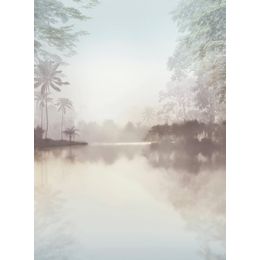Komar Vliestapete "Digitaldruck Vlies - Lac Tropical Pure - Gr&ouml;&szlig;e 200 x 280 cm", B/L: 200mm x 280mm, Rollen:, bunt, Tapeten, Wohnzimmer, Schlafzimmer