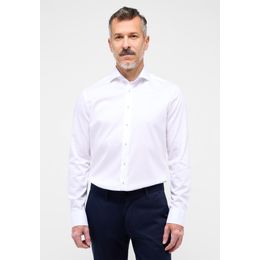 Eterna Herren Langarmhemd "SLIM FIT"weiß, Gr. 38, Twill, 96% cotton, 4% Elasthan, Hemden
