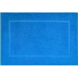 Badematte Dyckhoff, H:2mm, blau, Baumwolle, Badematten, "Kristall", 2er Set Hotelmatte