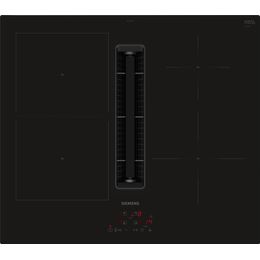 Siemens Kochfeld mit Dunstabzug "ED611BS16E", B:59,2cm H:22,3cm T:52,2cm, schwarz, Kochfelder, Integr. Abzug & Kombi-Induktion für großes Kochgeschirr