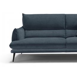 2,5-Sitzer Egoitaliano, B:210cm H:90cm T:95cm, blau, 100% Polyester, Sofas, "FUNNY, hochwertiges und aktuelles Design, bequeme R&uuml;ckenlehne", toller