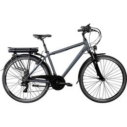 Zündapp ZÜNDAPP E-Bike "Green 7.7 Herren", 48cm, 28 Zoll (71,12cm), grau, Elektrofahrräder, Pedelec, Elektrofahrrad für Damen u. Herren