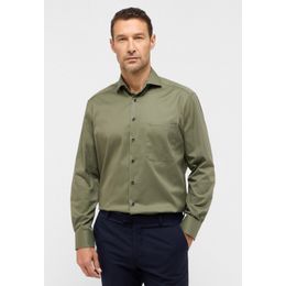 Eterna Herren Langarmhemd "COMFORT FIT"leave, Gr. 45, Twill, 100% cotton, Hemden, NON IRON (b&uuml;gelfrei)