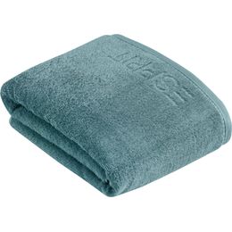Saunatuch Esprit, B:100cm L:150cm, blau, Frottier, Obermaterial: 85% Baumwolle, 15% Lyocell (TENCEL ), Handt&uuml;cher, "Modern Solid", vegan produziert