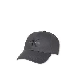 Calvin Klein Herren Baseball Cap, grau, Web, Baumwolle, Caps, mit Markenlogo