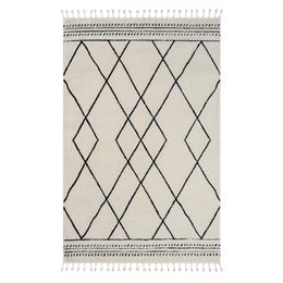 Hochflor-Teppich, B:200cm H:24mm L:290cm, grau, MyFlair M&Ouml;BEL & ACCESSOIRES, Polyester, Polypropylen (PP), Teppiche, "Moroccan Design, LAGERR&Auml;UMUNG",