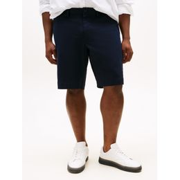Tommy Hilfiger Big & Tall Herren Chinoshorts "BT-BROOKLYN SHORT 1985-B", blau, Gr. 40, TOMMY HILFIGER BIG & TALL, Twill, Obermaterial: 97% Baumwolle, 3% Elasthan, Hosen, Gro&szlig;e