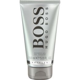 BOSS Herren Duschgel "Bottled", 150ml, silber, Hautreinigungsmittel, mit spritzig-frischen Aromen