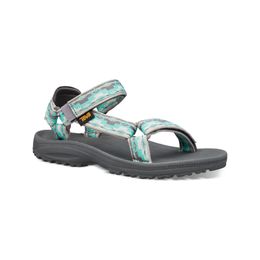 Teva Damen Sandale "Winsted Sandal W's", Gr. 36, blau, Textil, Schuhe, mit Klettverschluss