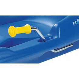 Rolly Toys Kinder Schlitten "rollySnow Max, blau", blau, Kunststoff, B:49cm H:19cm, Schlitten, mit 2 Bremsen aus Metallrohr