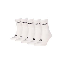 Head Herren Kurzsocken "Socken Head ELEMENTS ALL SPORTS SHORT CREW ECOM 5er Pack", Gr. 43, weiß, Obermaterial: 72% Baumwolle CO. 26% Polyester PES.