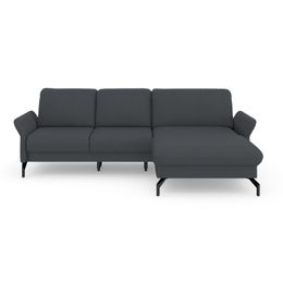 Sit & More Ecksofa SIT & MORE, B:253cm H:84cm T:165cm, grau, Wohnzimmer, Sofas, "Fashion L-Form", wahlweise mit Kopfteilverstellung und Vorziehsitz, motorisch