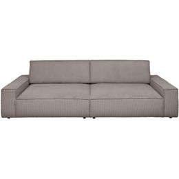 Big-Sofa Home Affaire, B:316cm H:90cm T:135cmgreige, 100% Polyester, Sofas, "NEU: SHERWOOD XXL, Big-Sofa (316cm), extra tiefe Sitzfl&auml;che 95 cm",