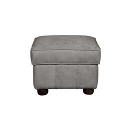 Polsterhocker Home Affaire, B:55cm H:73cm T:55cm, grau, 100% Polyester, Hocker, "CHARENTE, Chesterfield Hocker, Ma&szlig;e B/T/H: 55/55/73 cm", passend zur