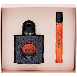 Damen Eau de Parfum "Yves Saint Laurent Black Opium Set", transparent, Yves Saint Laurent, Parfüms, Blumig-fruchtiger Duft mit Orangenblüte, Jasmin,