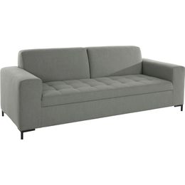 3-Sitzer OTTO products, B:218cm H:80cm T:90cm, grau, Struktur (100% recyceltes Polyester);Luxus-Microfaser weich (100% recyceltes Polyester), Sofas,