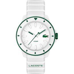 Lacoste Herren Quarzuhr "Lacoste.12.12 SCUBA", weiß, Armbanduhren, Armbanduhr, Herrenuhr, Silikonarmband, analog