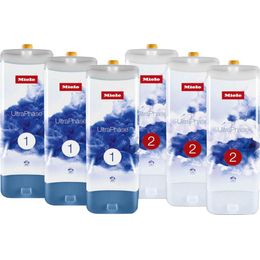 Miele Feinwaschmittel "Set 6x Miele UltraPhase", 6 Stk., transparent, Reinigungsmittel, bestehend aus UltraPhase 1 und 2 – Halbjahresvorrat