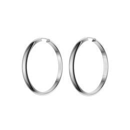 Firetti Damen Paar Creolen "Schmuck Geschenk Silber 925 Ohrringe 3,9 mm breit", 40, Silber 925 (Sterlingsilber), silber, Silber 925 (Sterlingsilber),