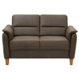 2-Sitzer Home Affaire, B:149cm H:89cm T:89cm, gr&uuml;n, 100% Polyester;Struktur (100% Polyester);Luxus-Microfaser in Lederoptik (100% Polyester), Sofas,