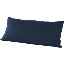 Kissenbezug Primera, B:40cm L:80cm, blau, Feinjersey, Obermaterial: 100% Baumwolle, Kissenbez&uuml;ge, "Primera Mako-Feinjersey Kissenbezug im