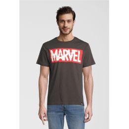 Recovered Herren T-Shirt "Marvel Pixel Logo", schwarz, Gr. XL, bedruckt, 100% Baumwolle, Shirts, mit coolem Marvel-Print