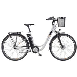 Telefunken E-Bike "Multitalent RC840", 48cm, 28 Zoll (71,12cm), weiß, Elektrofahrräder, Pedelec, Elektrofahrrad für Damen u. Herren