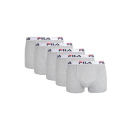 Fila Herren Boxershorts "Boxershort 5er Pack", Gr. XL, grau, Obermaterial: 95% Baumwolle CO. 5% Elasthan EL., Unterhosen
