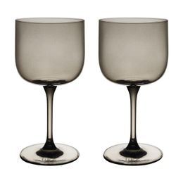 Weinglas "Weingl&auml;ser Like Glass 270 ml 2er Set", 2 tlg., grau, LIKE. BY VILLEROY & BOCH, Trinkgef&auml;&szlig;e