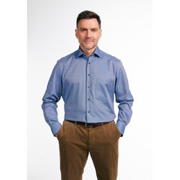 Eterna Herren Langarmhemd "COMFORT FIT", blau, Gr. 41, 100% cotton, Hemden, NON IRON (bügelfrei)