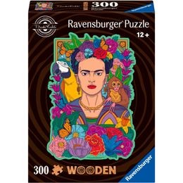 Ravensburger Kinder Puzzle "Wooden, Frida Kahlo", bunt, B:27cm H:39cm, Puzzles, Made in Europe