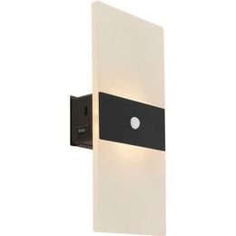 LED Wandleuchte "AURA 3888015"matt, schwarz, Briloner Leuchten, Leuchten