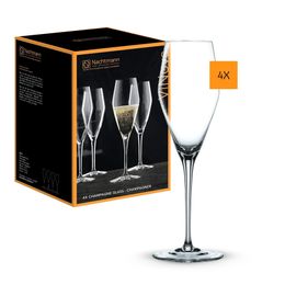 Nachtmann Champagnerglas "Champagnergläser ViNova 280 ml 4er Set transparent", transparent, Trinkgefäße